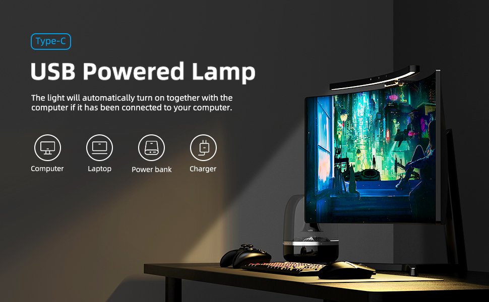 Лампа Xiaomi Lymax RA97 Curved Monitor Light (GJS-D010-1): обзор ...