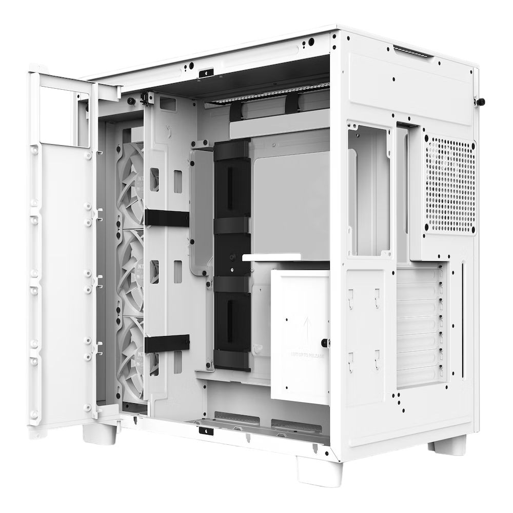 Корпус Nzxt H9 Flow Tempered Glass без БЖ Cm H91fw 01 White з перевіркою сумісності огляд