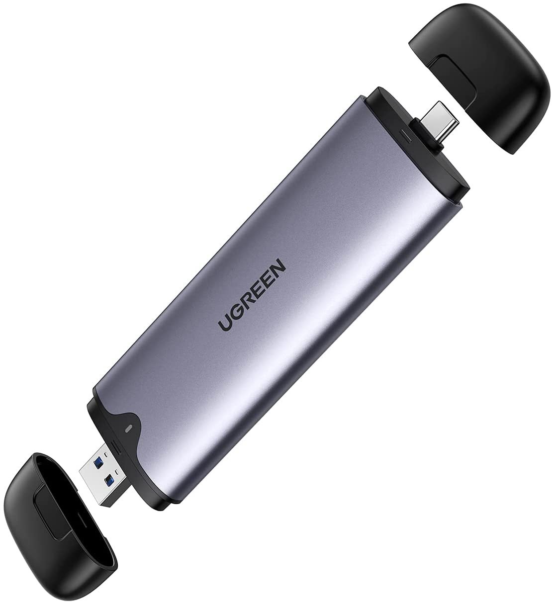 Ugreen CM353 M.2 M-Key USB Type-C/USB Type-A (70532) Grey: ціна на Ugreen CM353 M.2 M-Key USB ...