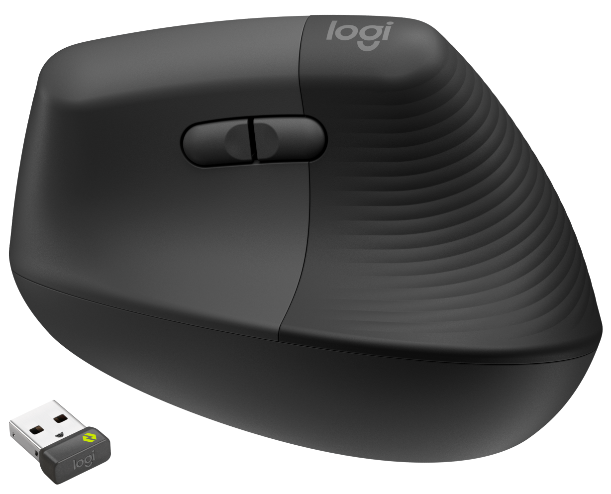 Мышка Logitech Lift Left Vertical Ergonomic (910-006495) Graphite/Black ...