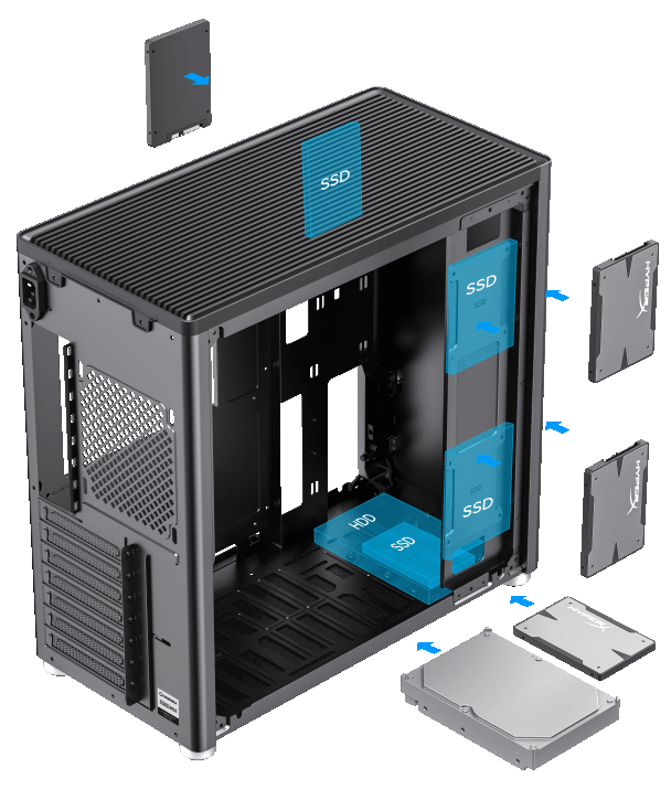 Корпус GAMEMAX MeshBox без БЖ Black з перевіркою сумісності: огляд ...