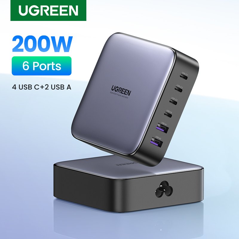 Сетевое зарядное устройство Ugreen CD271 Desktop Fast Charger 2 x USB ...