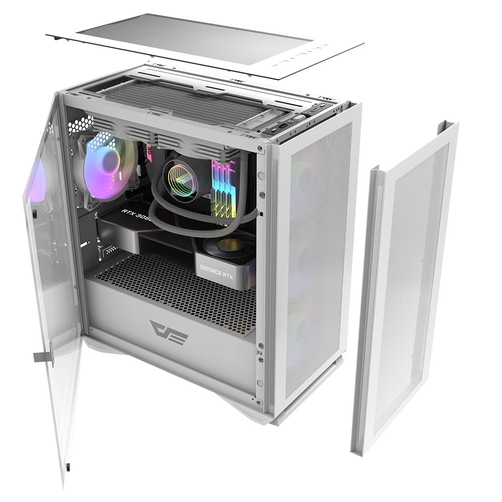 Корпус DarkFlash DLM200 без БЖ White з перевіркою сумісності: огляд ...