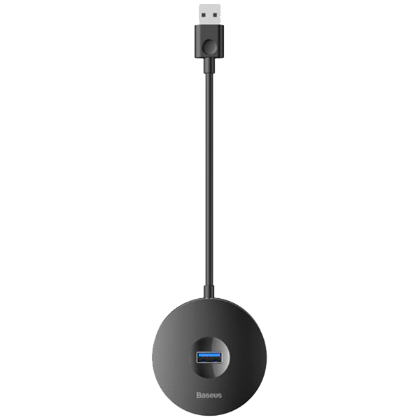 USB-хаб Baseus Round Box USB 4 in 1 (CAHUB-F01) Black купить в Украине ...