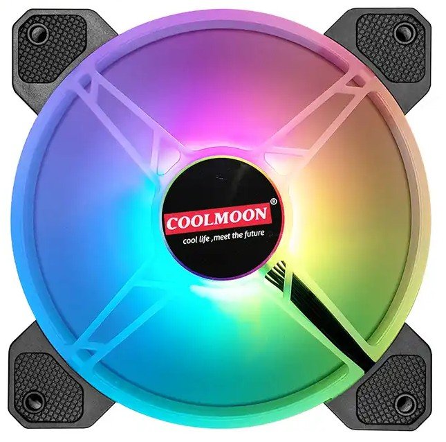 Продать Кулер для корпуса Coolmoon Jade Ring X ARGB (CM-Y1-ARGB) по ...