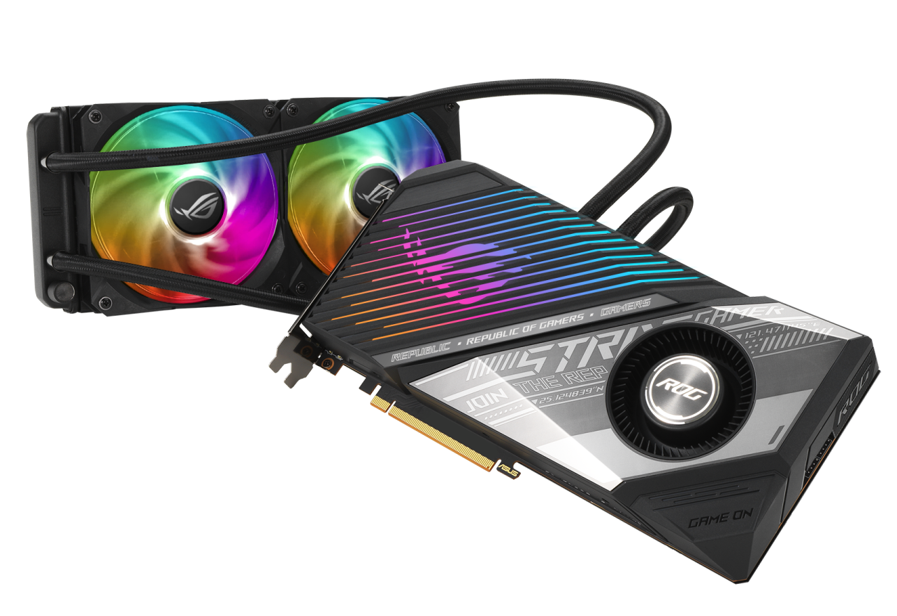 Відеокарта Asus ROG Radeon RX 6900 XT STRIX LC OC 16384MB (ROG-STRIX-LC ...