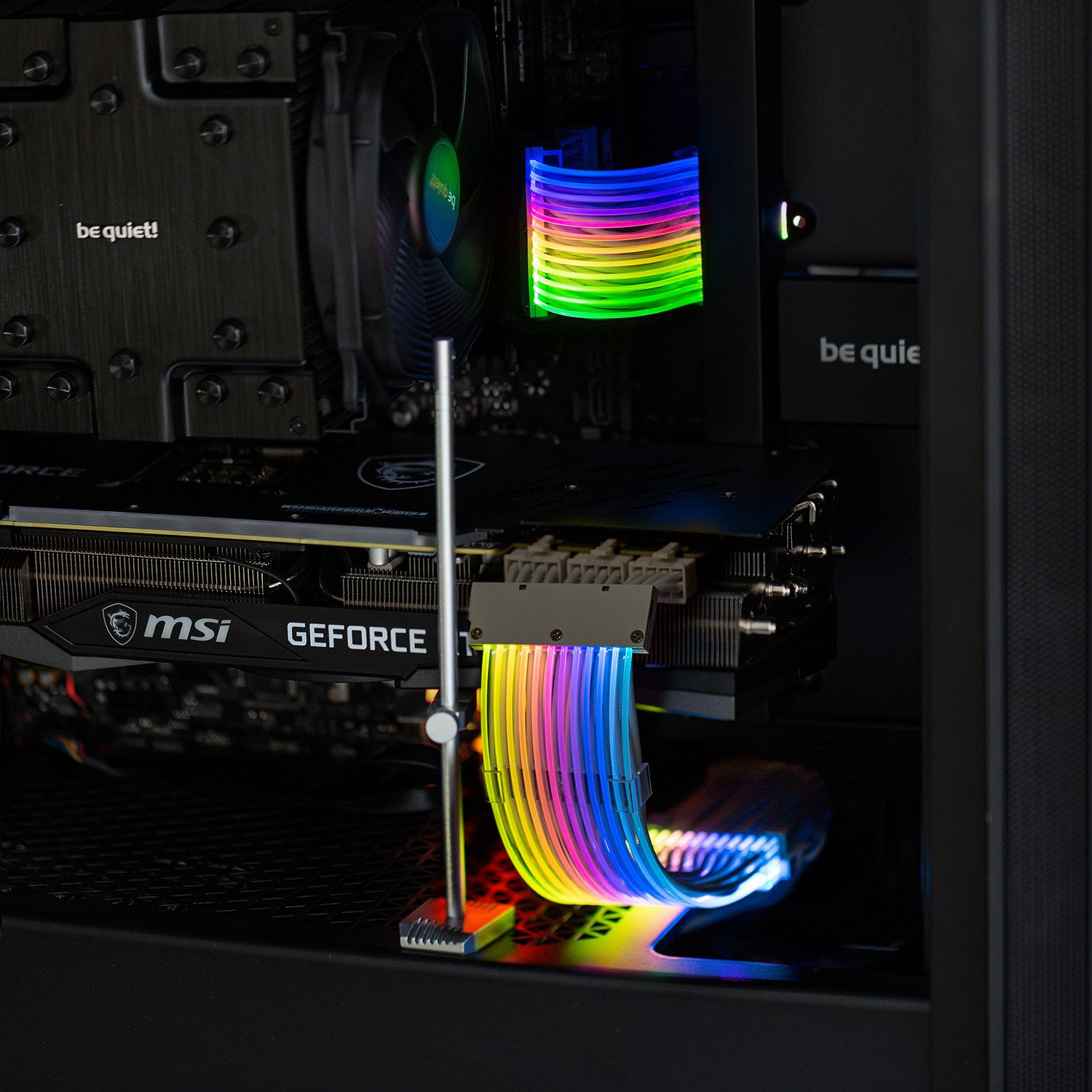 Адаптер EVOLVE 3 x 8 pin to 16 pin PCIe 5.0 ARGB (EV-APCIERGB-W) White ...