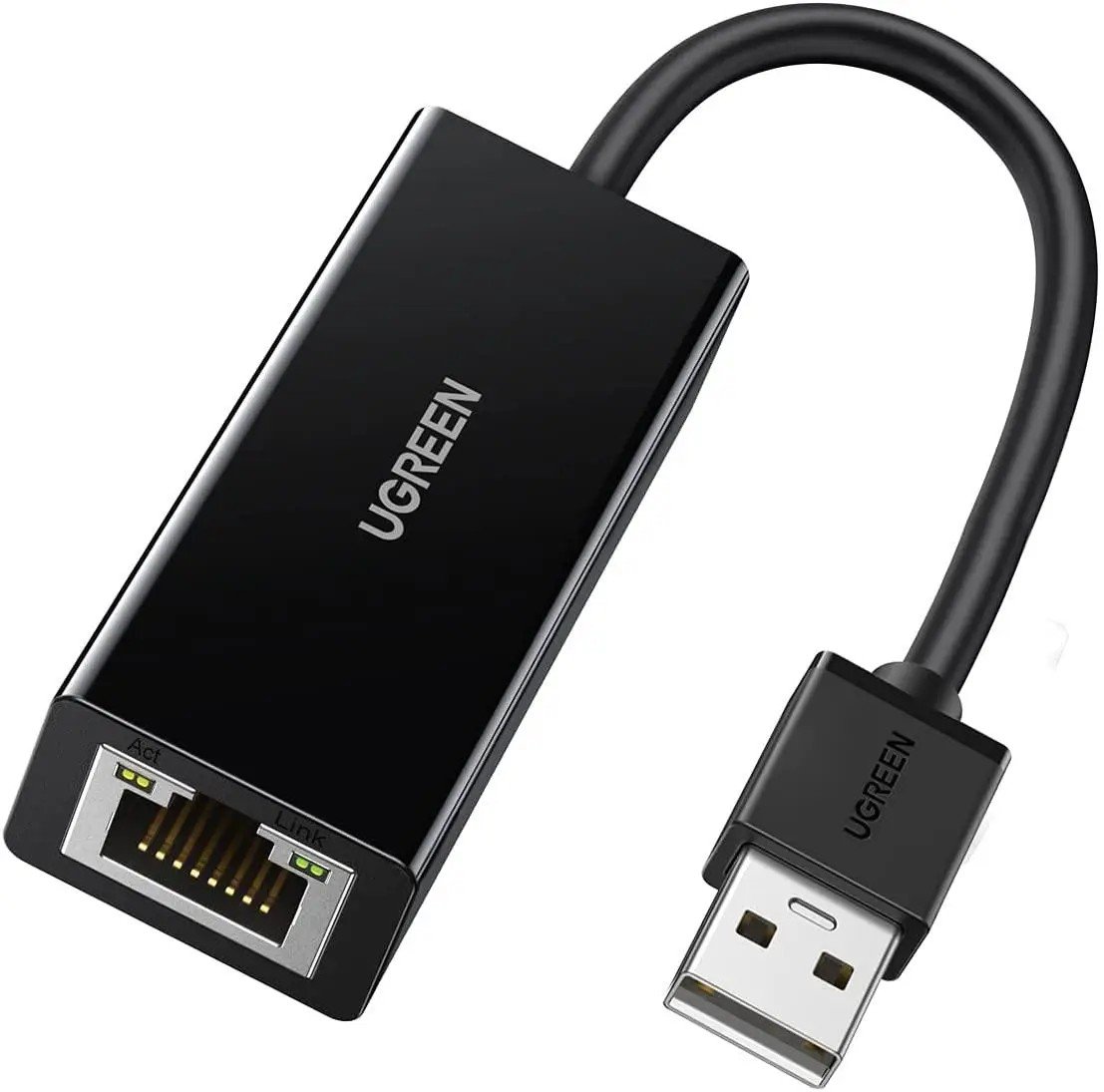 Купить Сетевая карта Ugreen CR110 USB 2.0 to RJ-45 Ethernet (20254 ...
