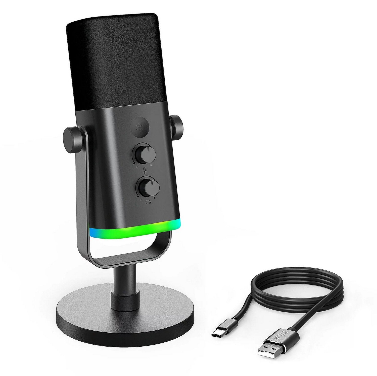 Мікрофон Fifine AmpliGame AM8 RGB (AM8) Black: ціна на мікрофон Fifine ...