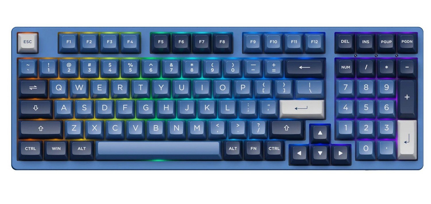 Клавиатура AKKO 3098B Ocean Star RGB Akko CS Crystal Switch ...