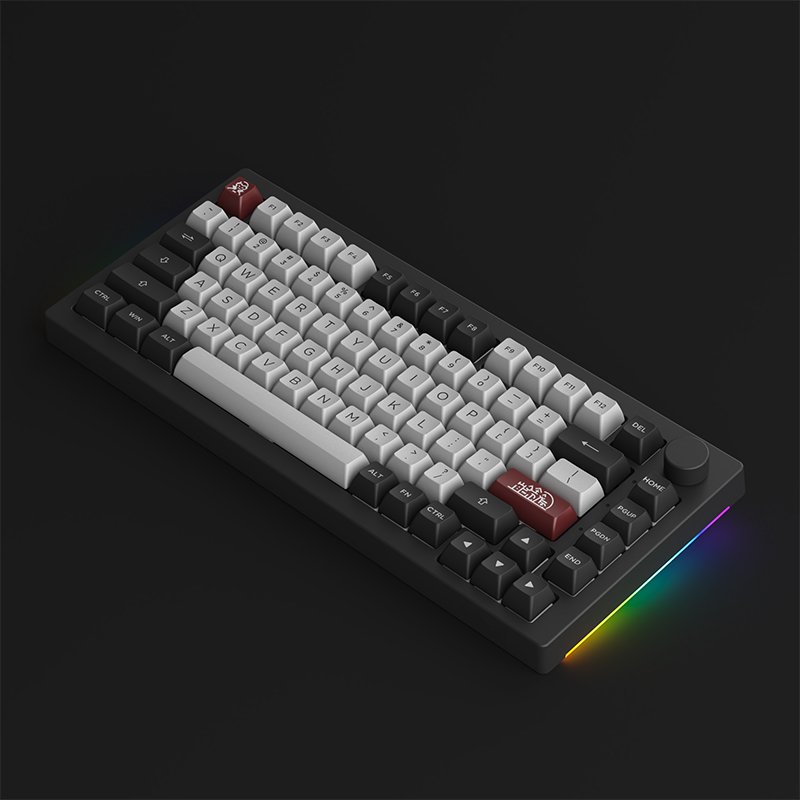 Клавиатура AKKO 5075B Plus Dracula RGB Akko V3 Cream Yellow ...