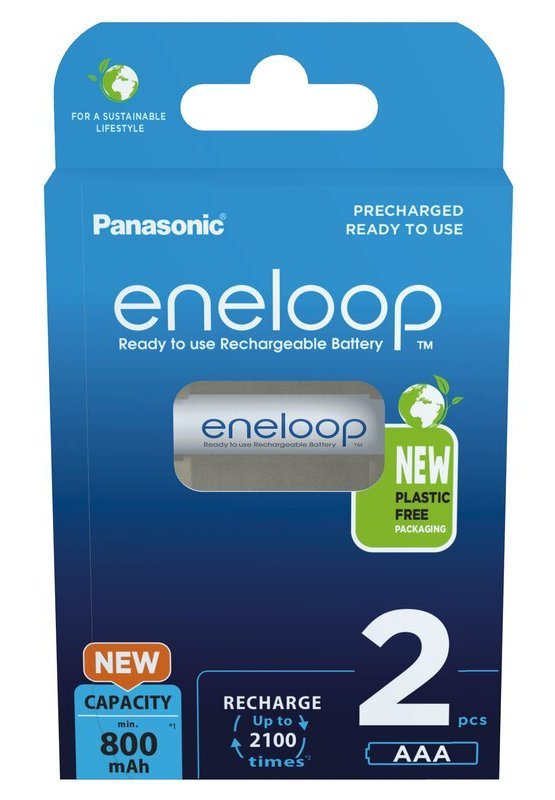 Купить Аккумулятор Panasonic Eneloop AAA 800 mAh NI-MH 2BP (BK-4MCDE ...