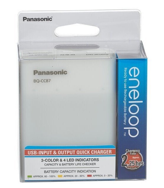 Купить Зарядное устройство Panasonic USB in/out с функцией Power Bank ...