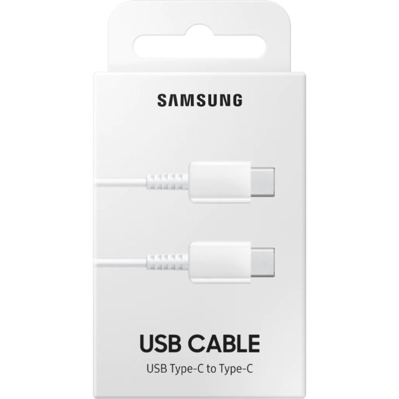 Кабель Samsung USB Type-C to USB Type-C (60W) 1m (EP-DA705BWRGRU) White ...