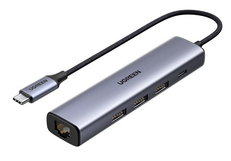 Купить USB-хаб Ugreen CM475 USB Type-C 5 in 1 (20932) Grey - цена в ...