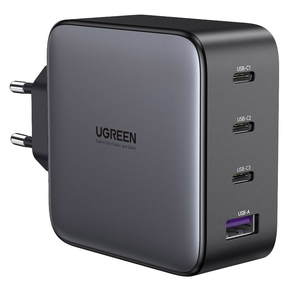 Сетевое зарядное устройство Ugreen CD226 USB + 3 x USB Type-C 100W (90575) Grey купить в Украине ...