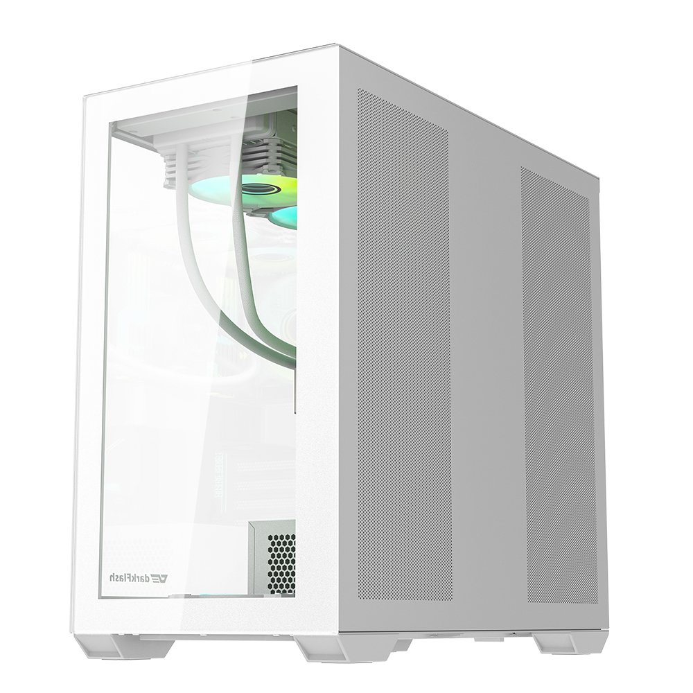 Корпус DarkFlash DLX4000 Glass без БЖ White з перевіркою сумісності ...
