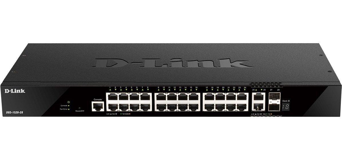 Сетевой коммутатор D-Link DGS-1520-28 купить в Украине: Киев, Днепр ...