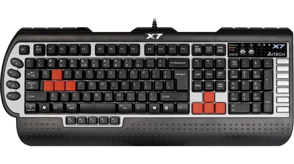 Клавиатура A4Tech X7-G800MU PS/2 Black купить в Украине: Киев, Днепр ...