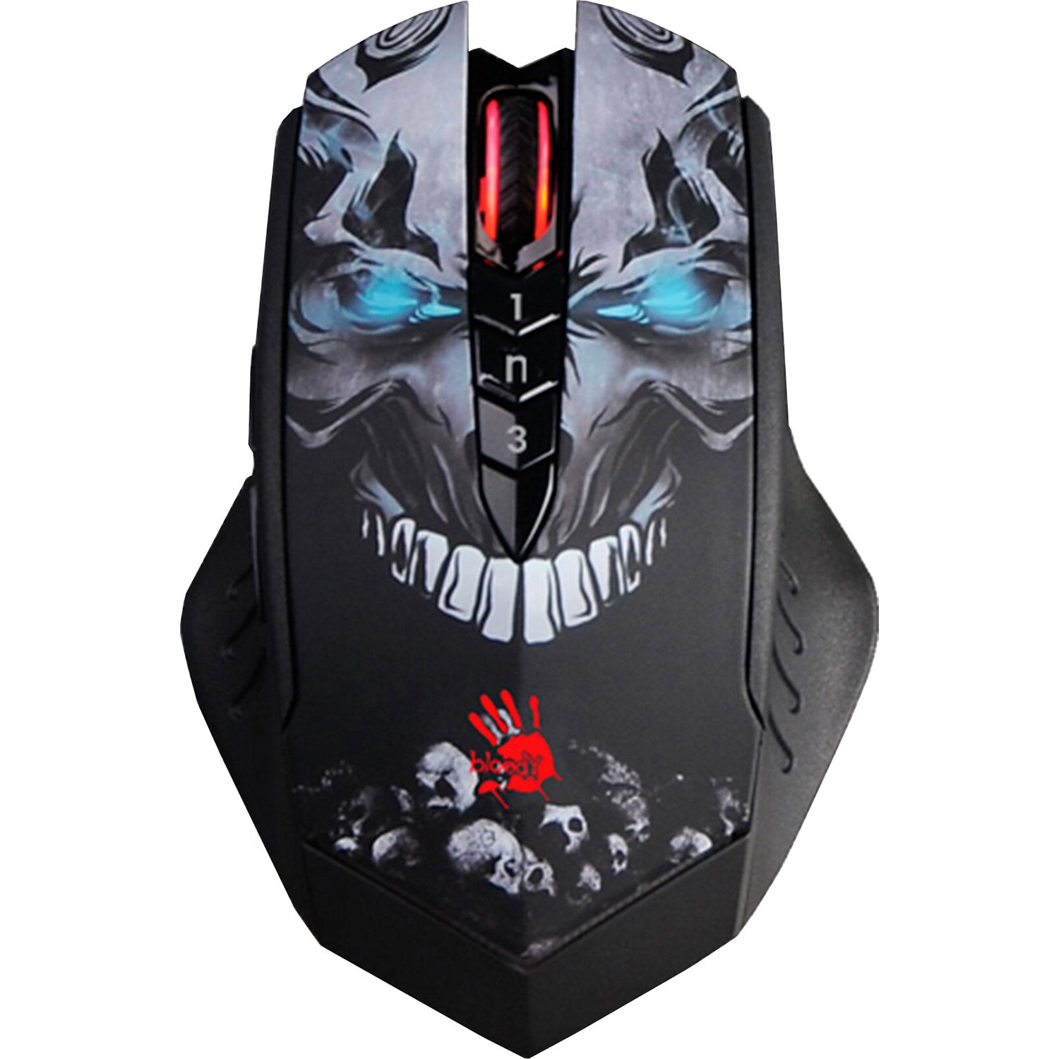 Купить Мышка A4Tech Bloody R80 Plus Wireless Black Skull - цена в ...
