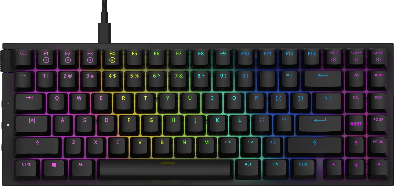 Клавиатура NZXT Function MiniTKL RGB Gateron Linear Red Switches (KB ...