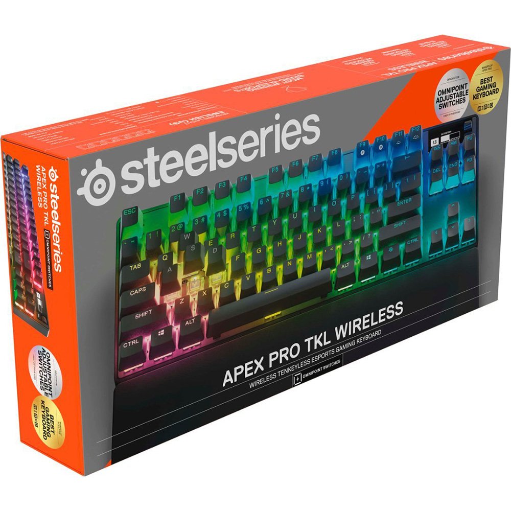 Клавиатура SteelSeries Apex Pro TKL Wireless RGB OmniPoint Adjustable ...