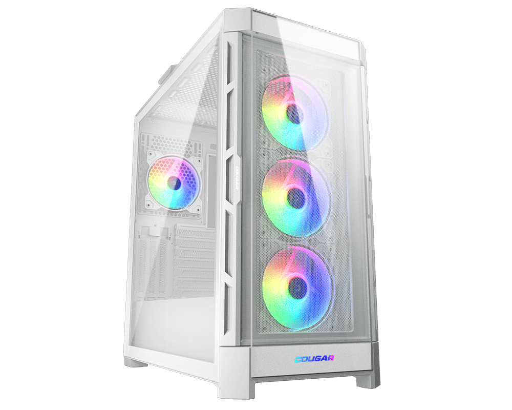 Корпус Cougar Duoface Pro RGB Tempered Glass без БЖ White купити з ...
