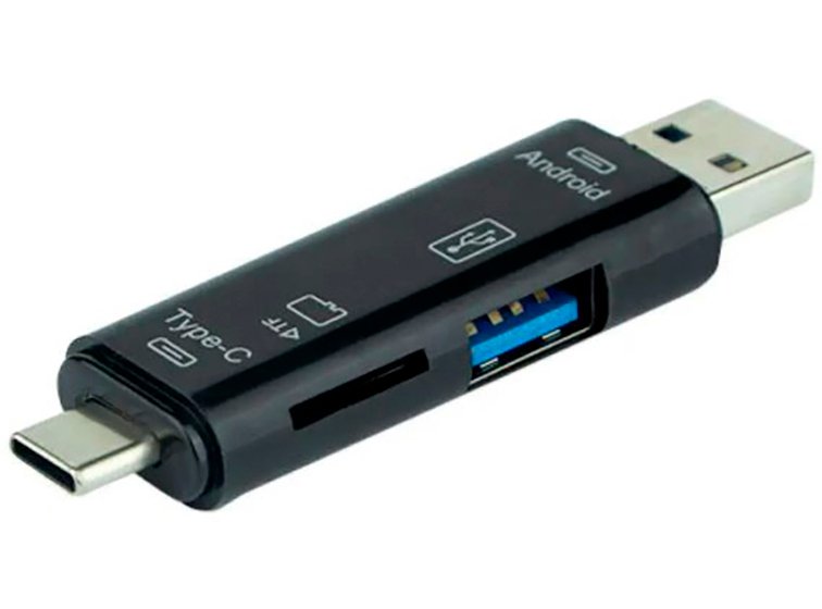 Кардридер Dynamode D-188 3 in 1 OTG Smart TF/MicroSD(HC)/USB 2.0 to ...