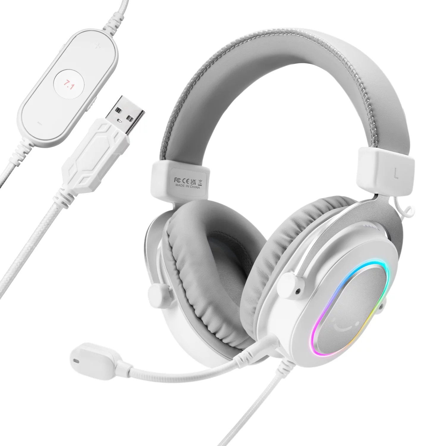 Купити Навушники Fifine H6 RGB White - ціна в Києві, Львові, Вінниці ...