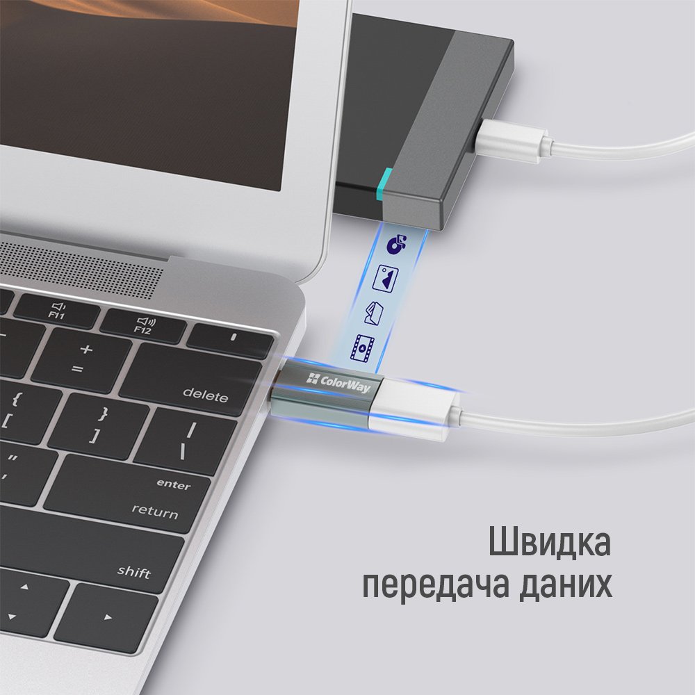 Переходник ColorWay USB to USB Type-C (CW-AD-AC): обзор, характеристики ...