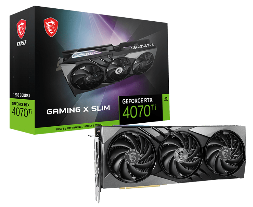 Продати Відеокарта MSI GeForce RTX 4070 Ti GAMING X SLIM 12288MB (RTX ...