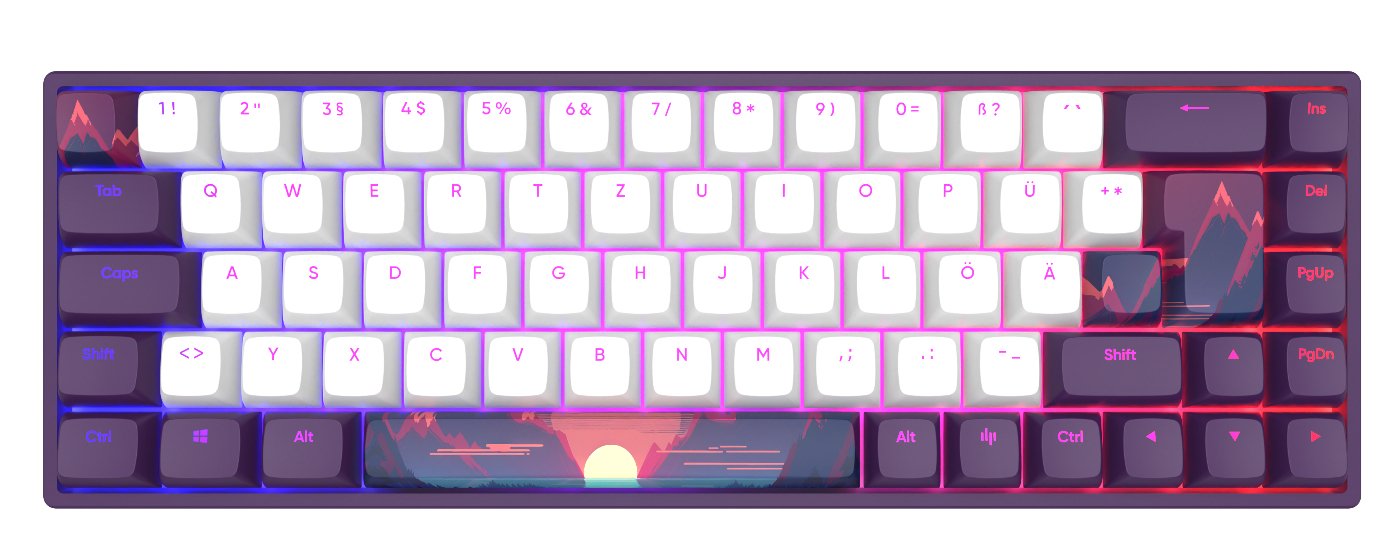 Купить Клавиатура Dark Project 68 Sunrise PBT RGB Mech G3ms Sapphire ...