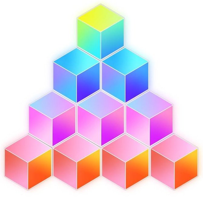 Купить Набор настенных светильников Govee H6066 Glide Hexa Pro LED ...