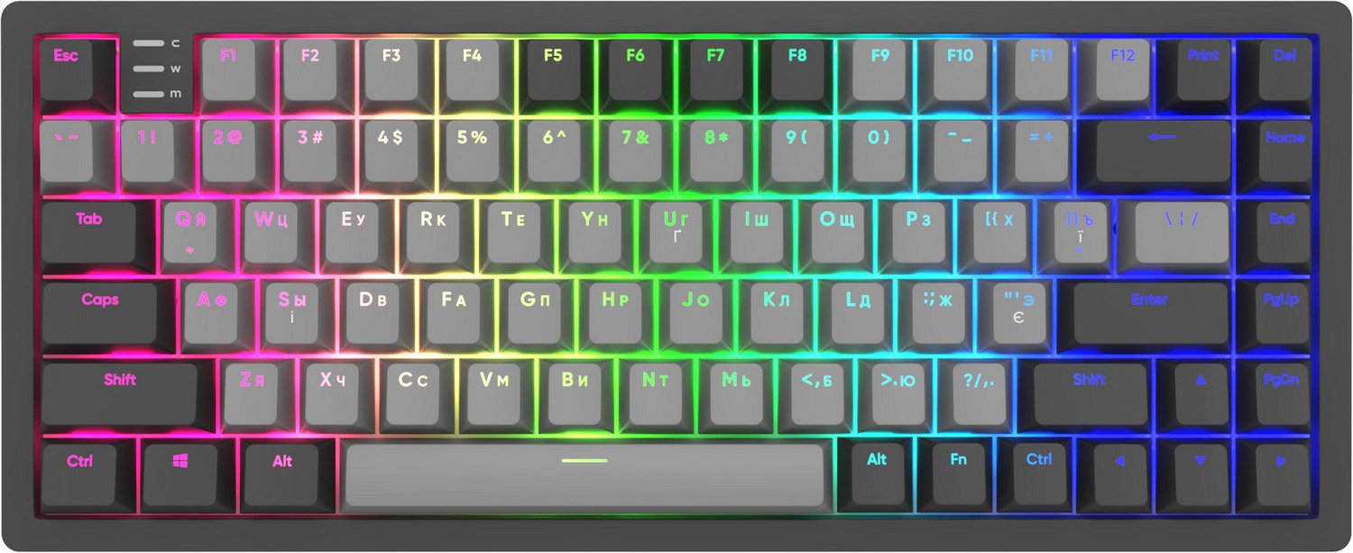 Клавіатура Dark Project KD83A PBT Mechanical Gateron Cap Teal (KB-GCT ...