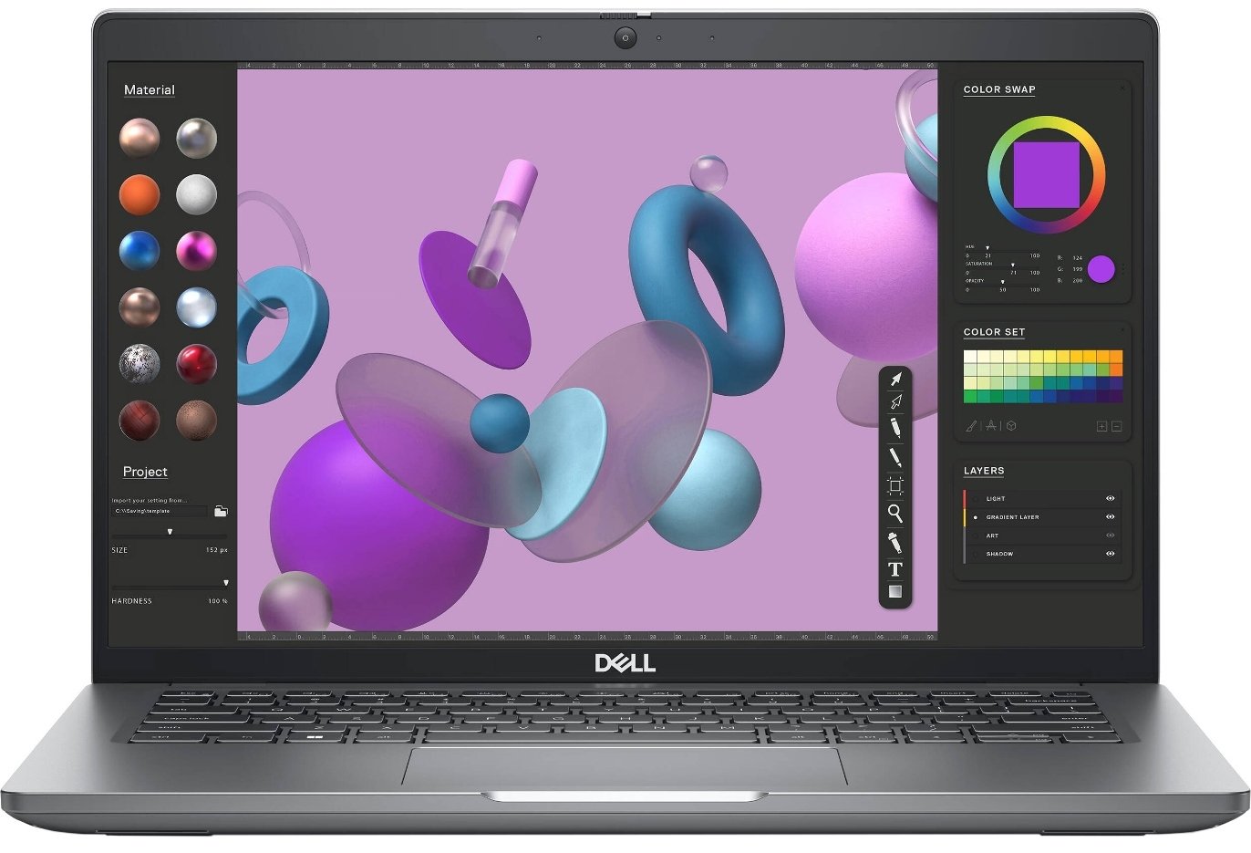 Продать Ноутбук Dell Precision Workstation 3480 (210-BGDH-2305SSS) Gray ...