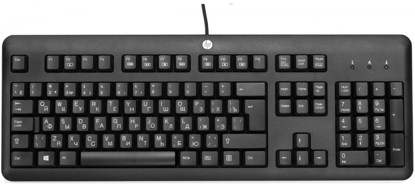 Купить Клавиатура HP USB Keyboard (QY776AA) Black - цена в Харькове ...