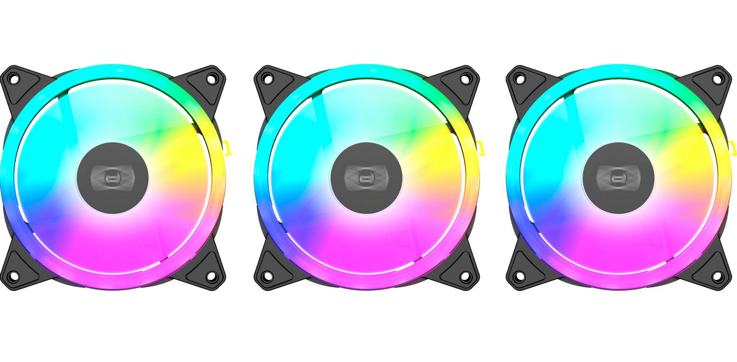 Кулер для корпуса PCCooler F3 T120 ARGB 3 in 1 Black купить в Украине ...