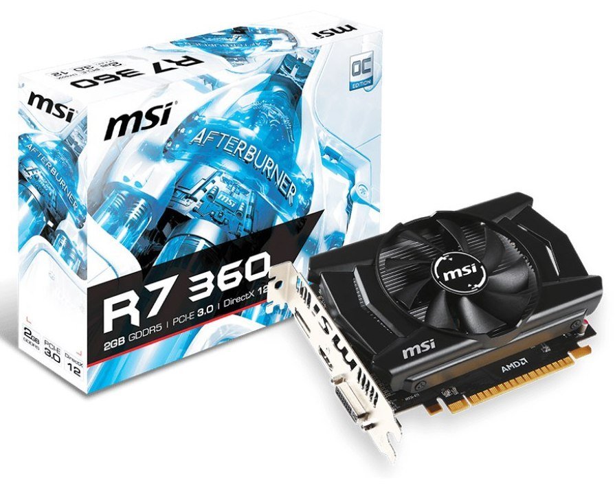Продать Видеокарта MSI Radeon R7 360 2048MB (R7 360 2GD5 OC) OEM* по ...