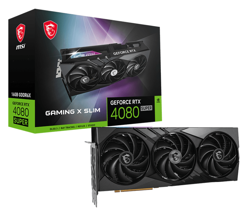 Купить Видеокарта MSI GeForce RTX 4080 SUPER GAMING X SLIM 16384MB (RTX ...