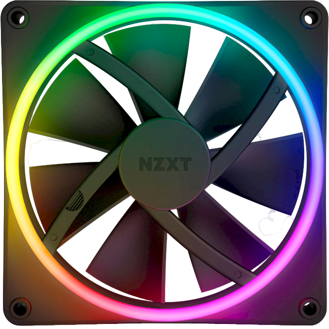Кулер для корпуса NZXT F140 RGB Duo (RF-D14SF-B1) Black купить в ...