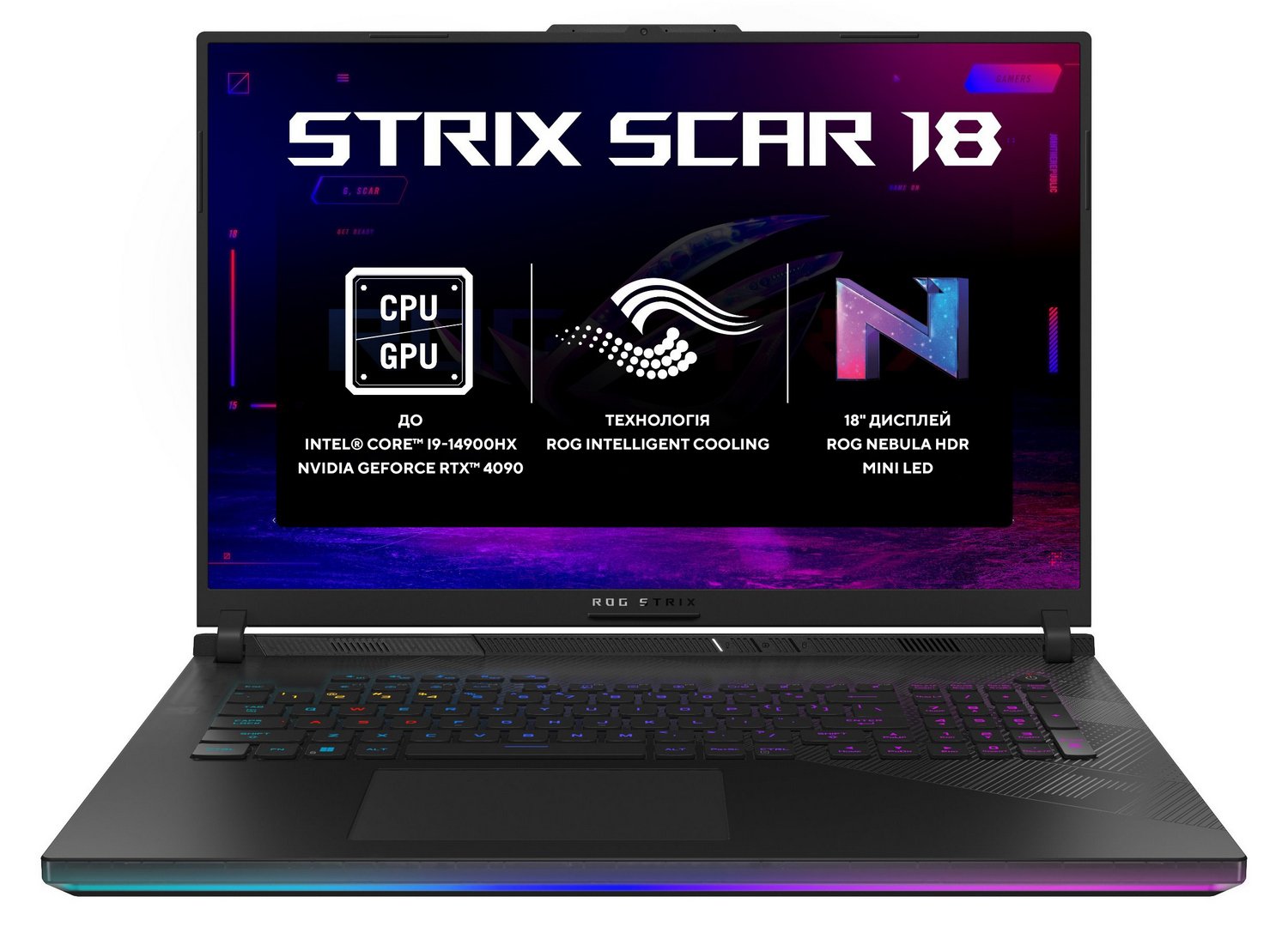 Продати Ноутбук Asus ROG Strix SCAR 18 G834JYR-R6059X (90NR0IP2-M002Z0 ...