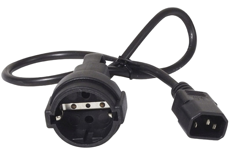 Купить Кабель переходник Atcom С14 M Schuko F 0 2m 10014 цена в Харькове Киеве Днепре