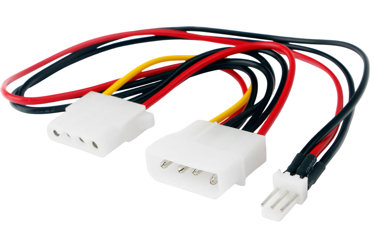 Купить Кабель питания для вентилятора Cablexpert Molex(M)/3-pin to ...