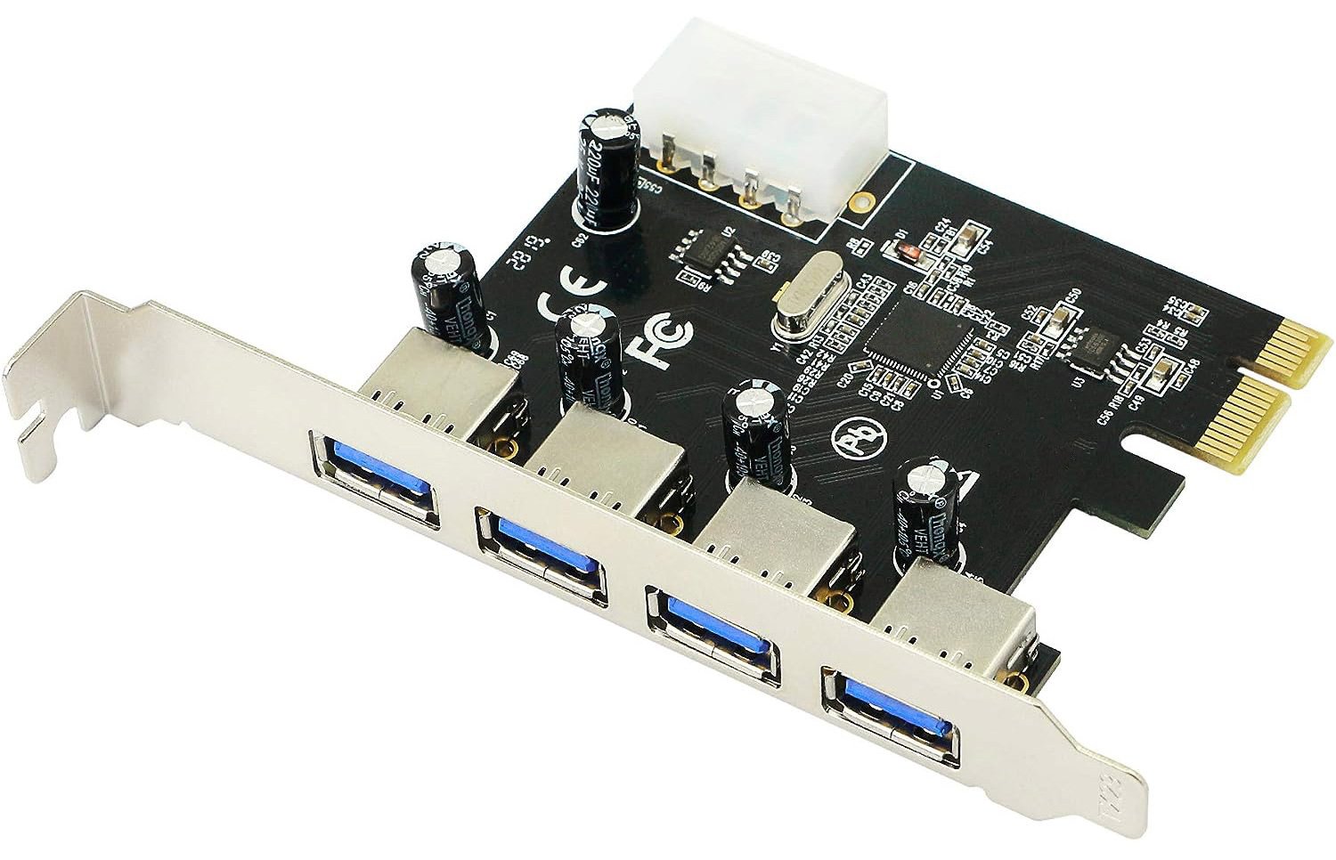 Карта расширения Dynamode PCIe x1 to 4 x USB 3.0 (USB3.0-4-PCIE) купить ...