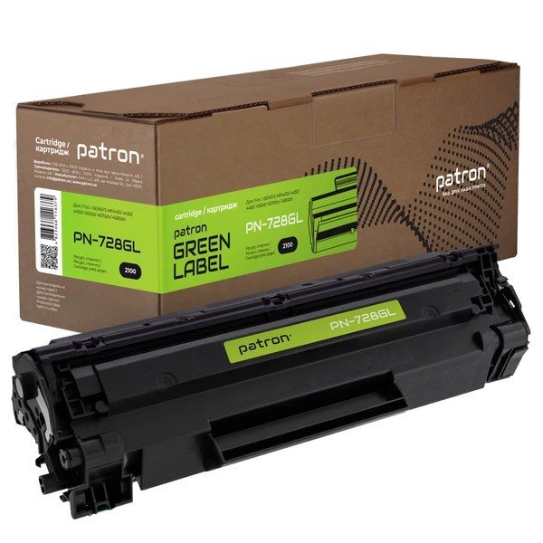Купить Картридж Patron Green Label Canon 728 (PN-728GL) Black - цена в ...