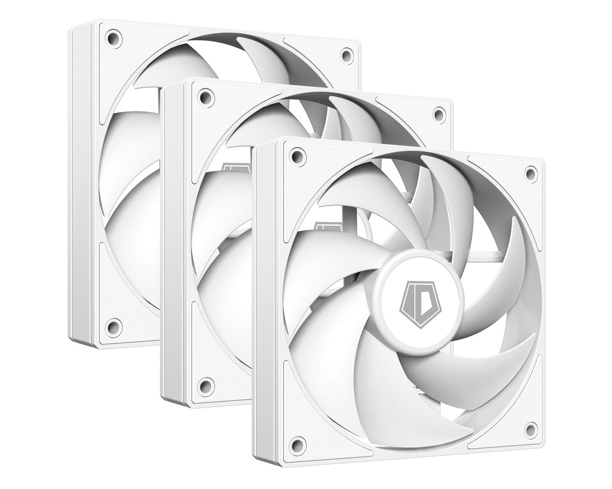 Набір кулерів для корпусу ID-Cooling AF 125 Trio (AF-125-W TRIO) White ...