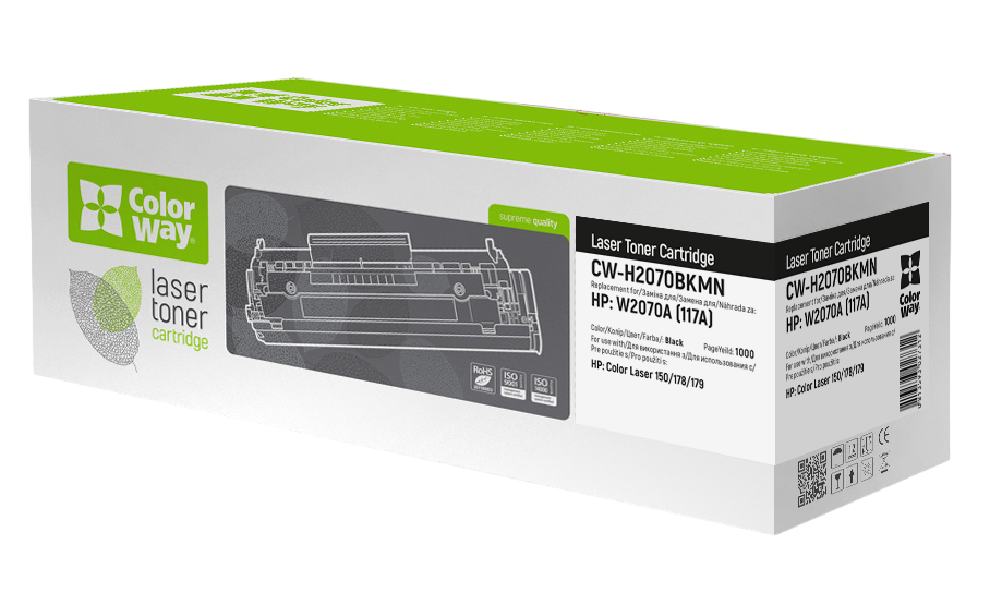 Картридж ColorWay HP W2070A без чипа (CW-H2070BKMN) Black купить в ...