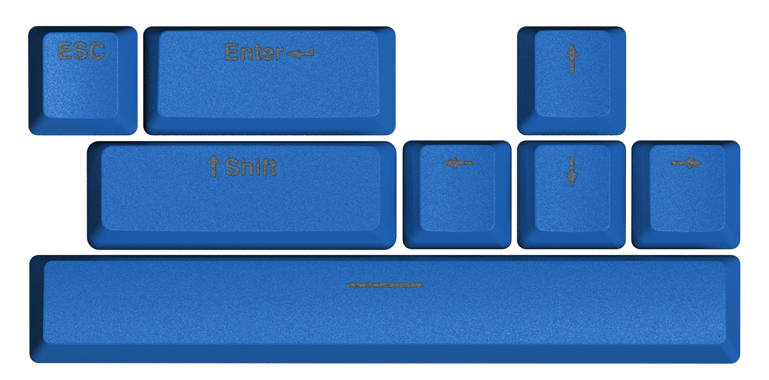 Комплект кейкапів HATOR Set of PBT Keycaps Autograph Edition (HTS-714) Navy Blue купити в ...