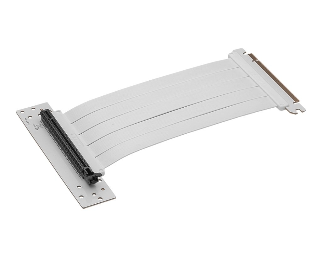 Купить Райзер MSI PCI-E 4.0 X16 Riser Cable 180mm White - цена в ...