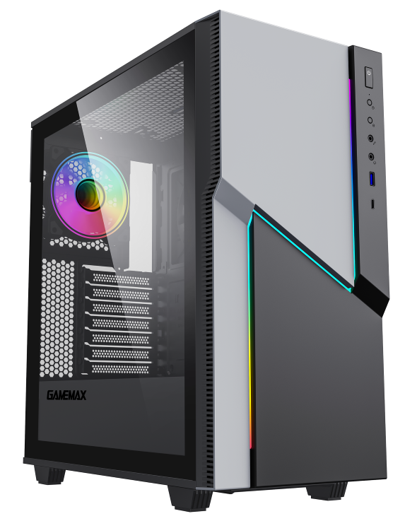 Корпус GAMEMAX Zorro COC Tempered Glass без БЖ Black купити з ...